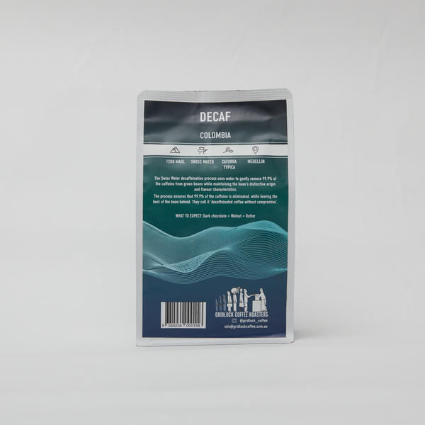 Decaf Colombia Swiss Water Process | Gridlock Coffee Roasters